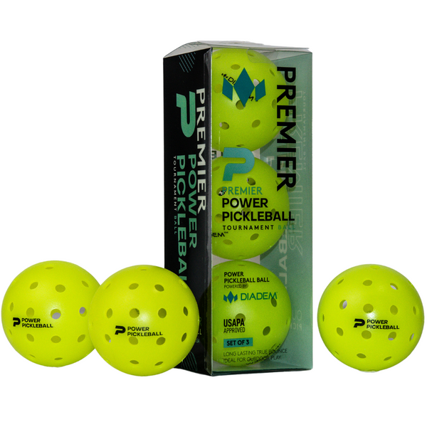 Premier Power Pickleballs (USAPA) NEONGREEN-YELLOW-PINK – Unleashed Box